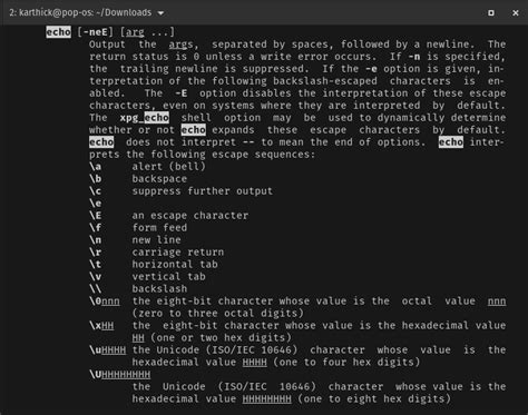 bash echo command explained in linux ostechnix