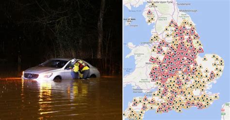 Storm Henk Flooding Map Shows Over 300 Uk Flood Alerts In Place Uk