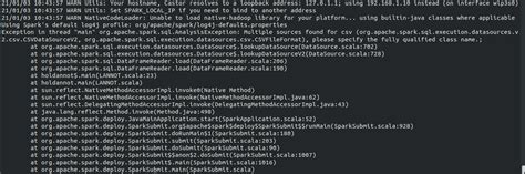 scala apache spark multiple sources found for csv error