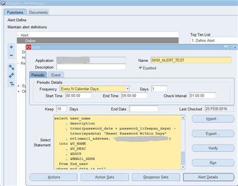 oracle apps oracle alert creation example
