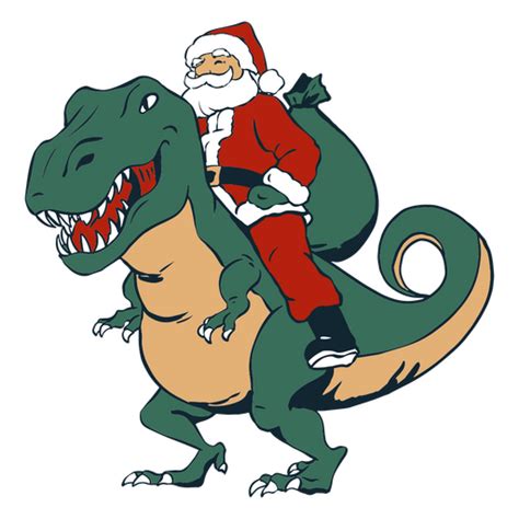 Design Png E Svg De Papai Noel Entrega Presentes Alegremente Em Cima De