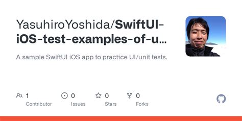 github yasuhiroyoshida swiftui ios test examples of ui unit testing