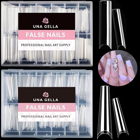 Buy Una Gella Extra Long Nail Tips 480pcs Coffin Nails Xxl Coffin Nails
