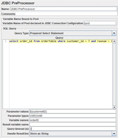 jmeter jdbc preprocessor how to use jdbc preprocessor