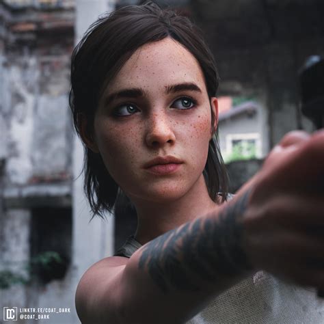 Ellie Close Up Fan Art By Coatdark On Deviantart