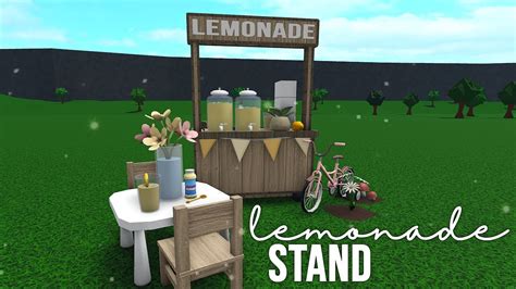Bloxburg Lemonade Stand No Transform Plus Youtube