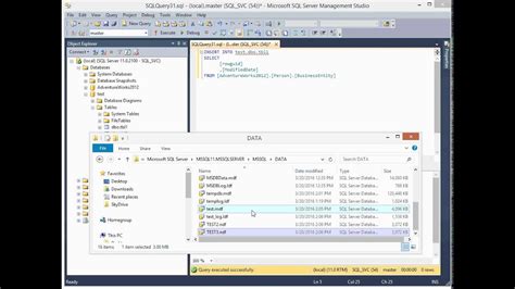 sql server tutorial 4 files and file groups youtube