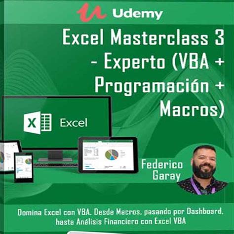 excel masterclass 3 experto vba programación macros