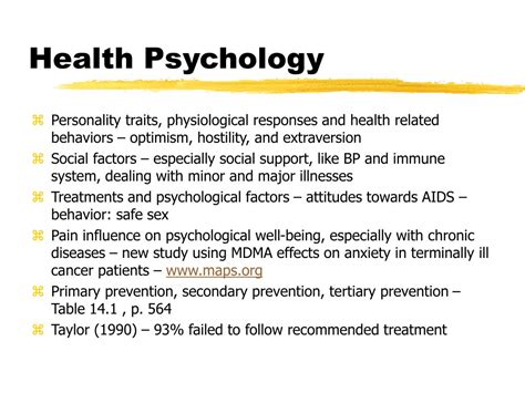 Ppt Health Psychology Powerpoint Presentation Free Download Id 911929