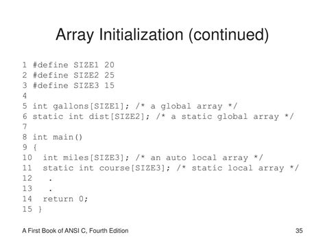 ppt a first book of ansi c fourth edition powerpoint presentation