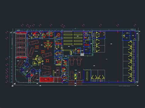 Concessionária Automotiva Em Autocad Baixar Cad 2 7 Mb Bibliocad