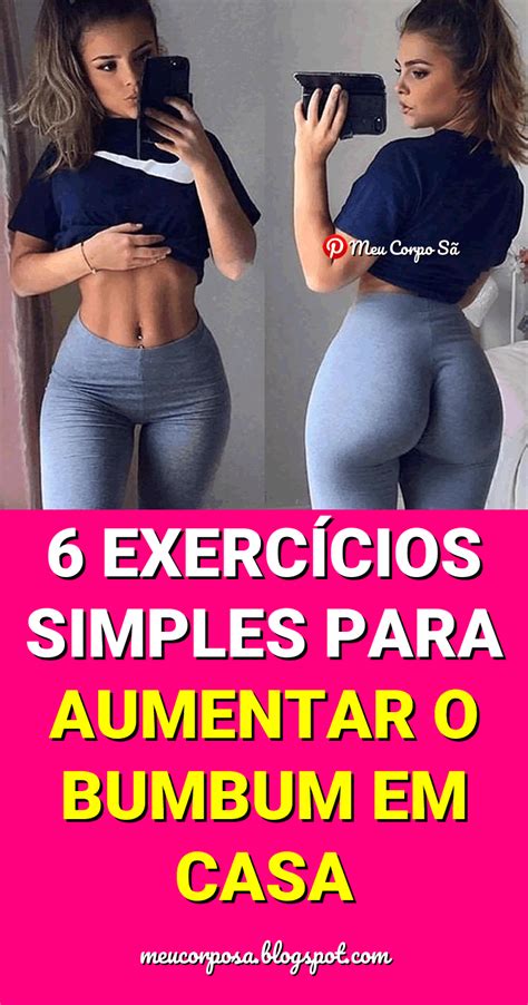 6 Exercícios Simples E Fácil Para Aumentar O Bumbum Em Casa Em 2020