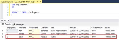 create view sql inserting data through views in sql server