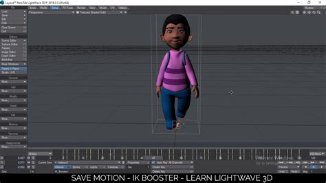 save motion easy animation with ik booster lightwave 3d tutorial