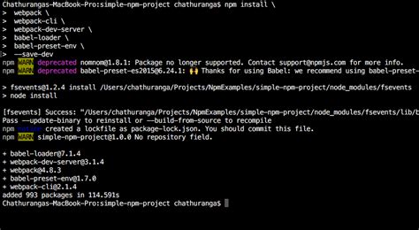configure babel and webpack for npm node package manager