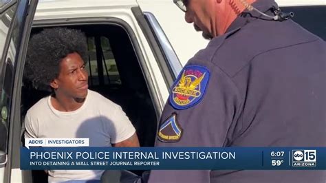 Phoenix Pd Handcuffed Detained Wall Street Journal Reporter
