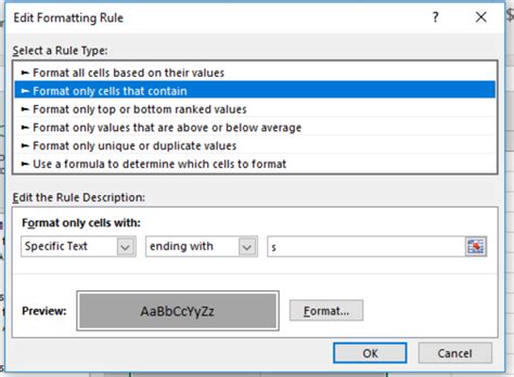 excel formula highlight cells that end with excelchat