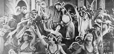 Orgy Scene From Movie Still Quo Vadis Art Print By Bettmann