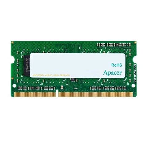 Модуль памяті для ноутбука Apacer Sodimm Ddr3l 4gb 1600 Mhz Dv 04g2k