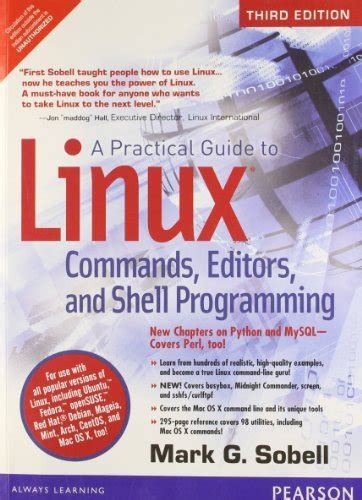 practical guide to linux commands editor by sobell goodreads