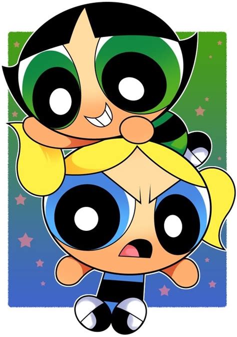 Powerpuff Girls Bubbles And Buttercup