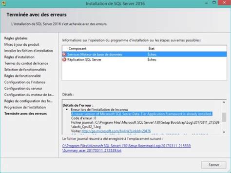 sql server 2016 installation error a newer version of microsoft sql