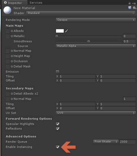 unity gpu instancing unity3d college