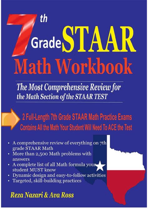 7th Grade Staar Math Workbook 2018 The Most Comprehensive Review For