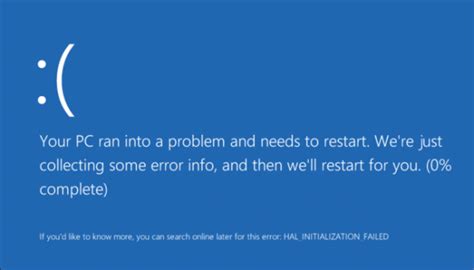 hal initialization failed in windows 10 [solved] driver easy