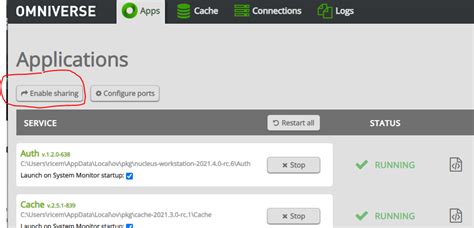 unable to connect ue and ov create to ov nucleus nucleus nvidia