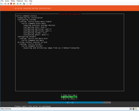 [help] can t install ubuntu 18 04 server in hyper v homelab
