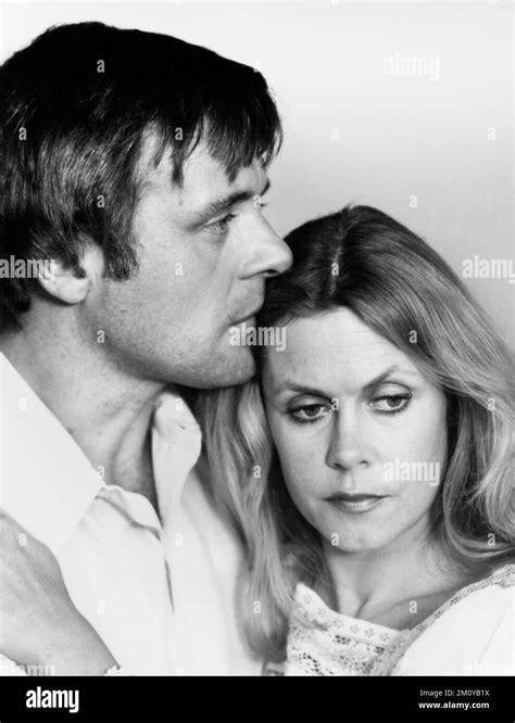Anthony Hopkins Elizabeth Montgomery On Set Of The Television Film