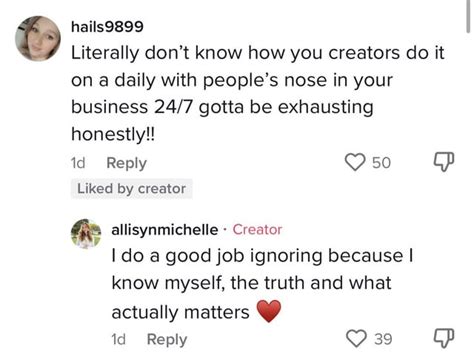Why Does She Keep Talking About Her Damn Self R Allisynmichelle