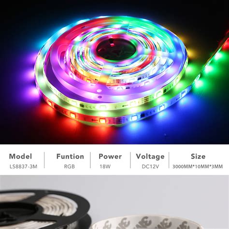supply 3 meter digital rgb led strip light wholesale factory
