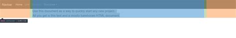 bootstrap 4 why is the main container behind the nav