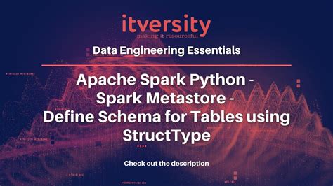 apache spark python spark metastore define schema for tables using