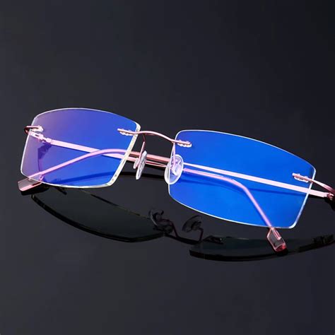 Buy Mincl Blue Light Blocking Glasses Frameless Flat