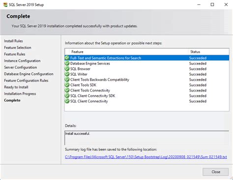 sql server 2019 installation guide [developer edition]