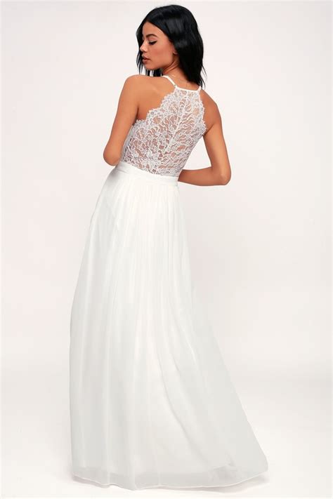 Lovely White Maxi Dress White Lace Dress Lace Maxi Dress Lulus
