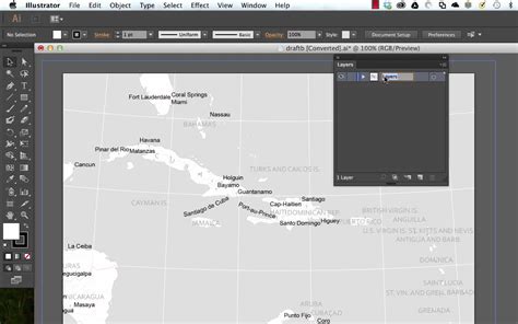 prepping an exported arcmap in adobe illustrator