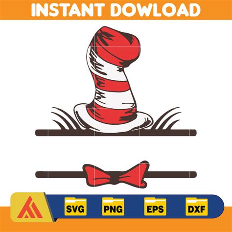 Dr Seuss Svg Cat In The Hat Svg Dr Seuss Hat Svg Green Eg Inspire