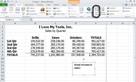 how to include captions in excel graphs