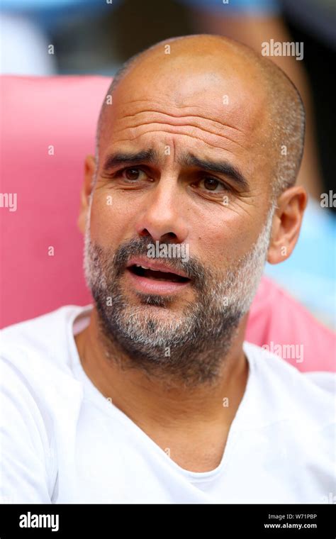 Manchester City Manager Pep Guardiola Ahead Of The Community Shield