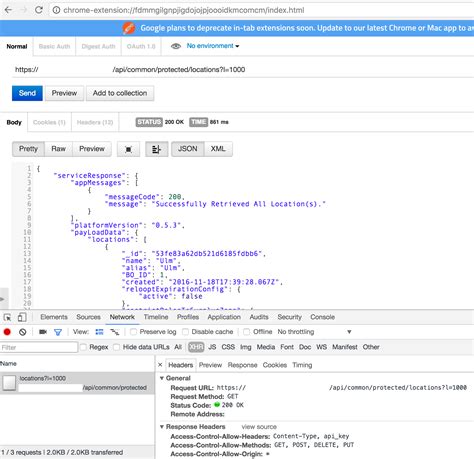 javascript why am i getting the access control allow origin header