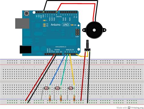 wiring the cable photoresistor arduino wiring
