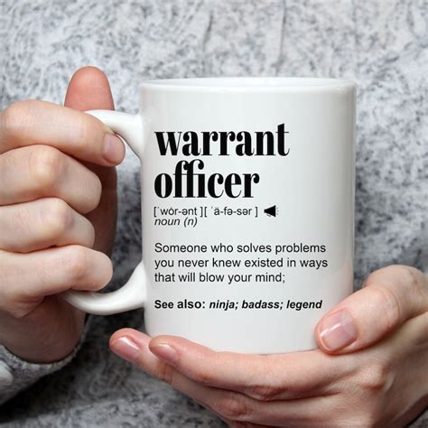 Funny Warrant Officer T Mug L For Women And Men L Etsy
