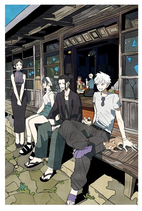 Gojou Satoru Nanami Kento Getou Suguru And Haibara Yu Jujutsu