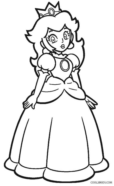 Dibujos De Princesa Peach Para Colorear Páginas Para Imprimir Gratis