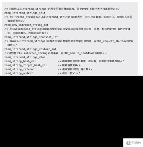 php底层内核源码之变量zend string的示例分析 编程语言 亿速云