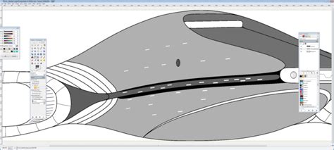 digital art with gimp creating a starship simon s space